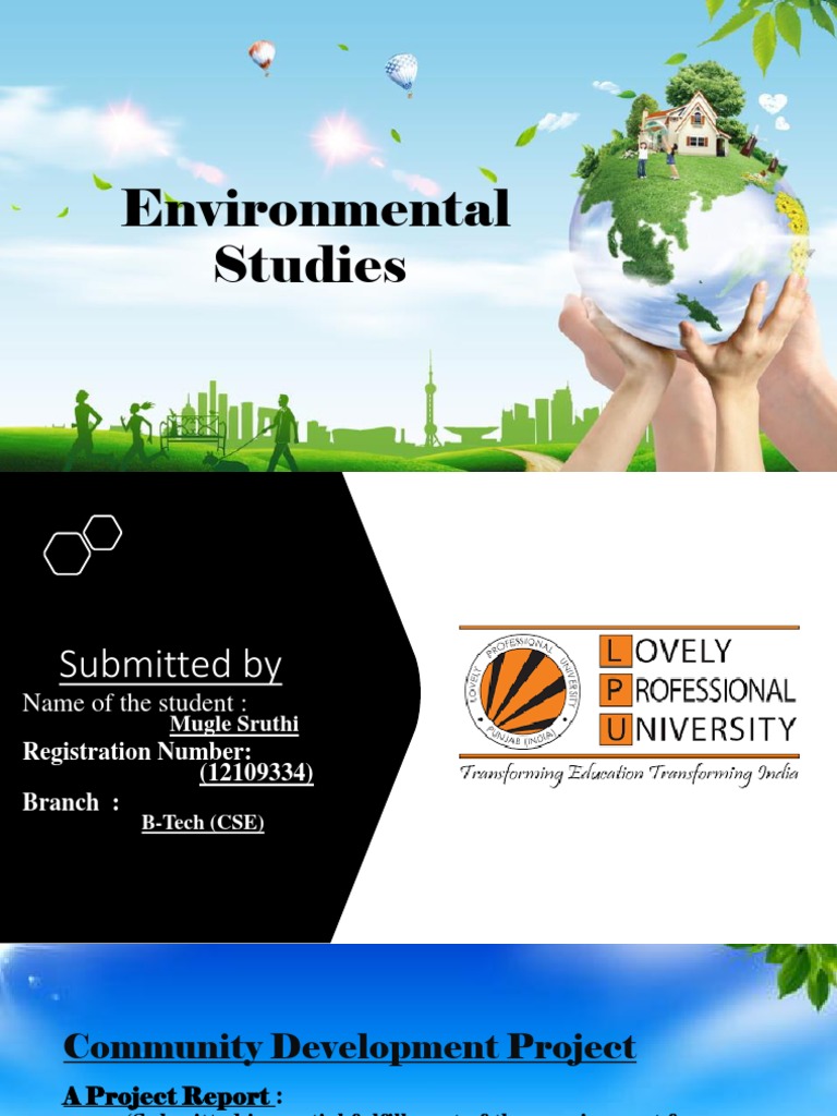 Sruthi Ngo Project CDP | PDF | Natural Environment | Sustainability