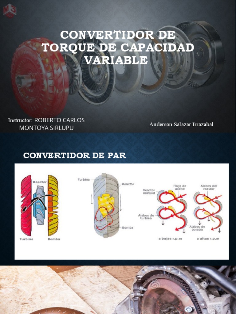 Convertidor de Torque Variable: Ventajas y Uso | PDF | Informática