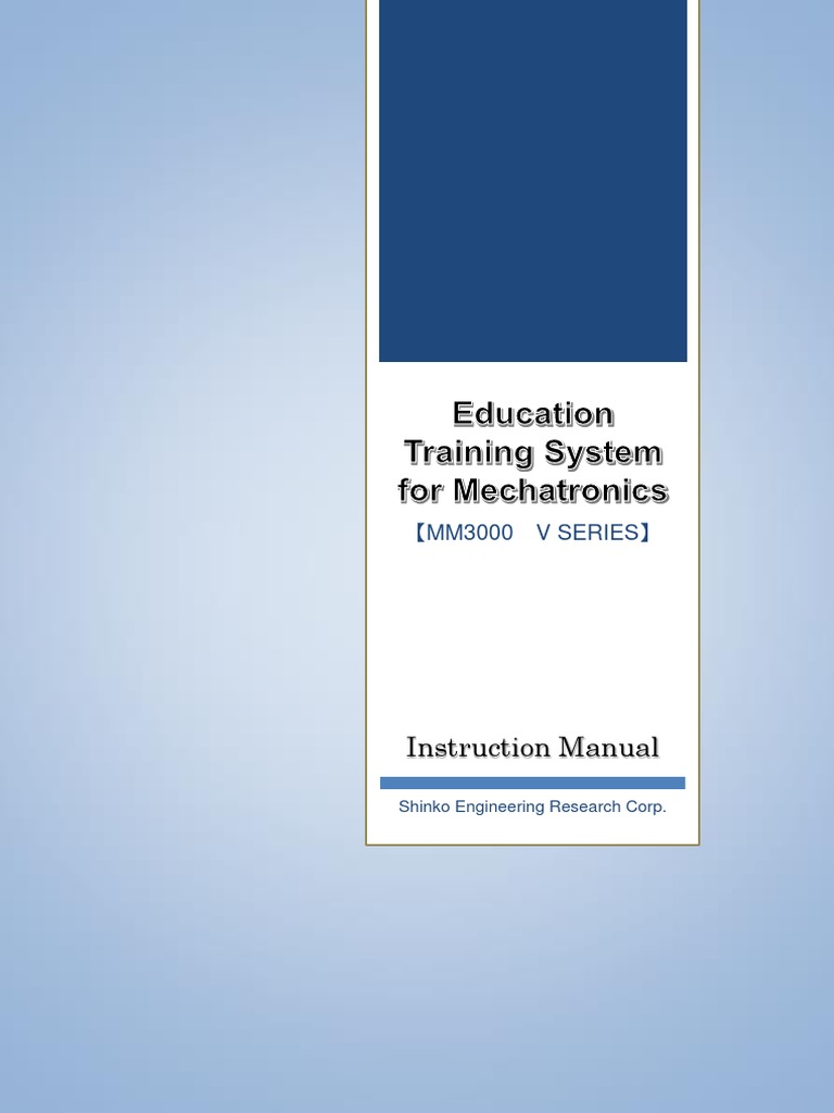MM3000 V SERIES EDUCATION TRAINING SYSTEM | PDF | Actuator | Electric Motor