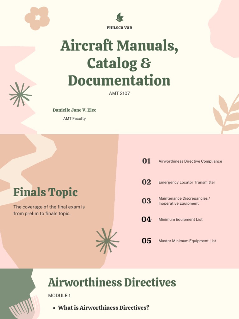 Aircraft Manuals, Catalog & Documentation | PDF