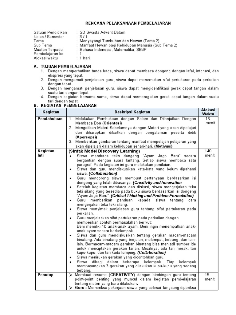 Kelas 3 Tema 2 ST 2 | PDF