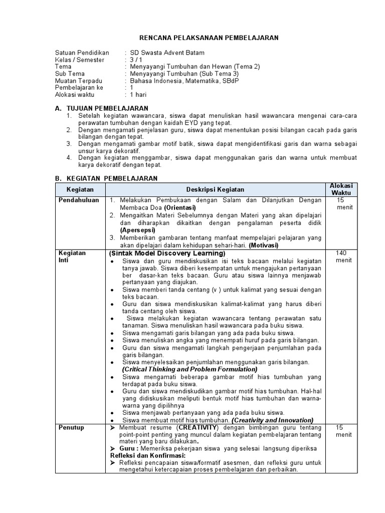 Kelas 3 Tema 2 ST 3 | PDF