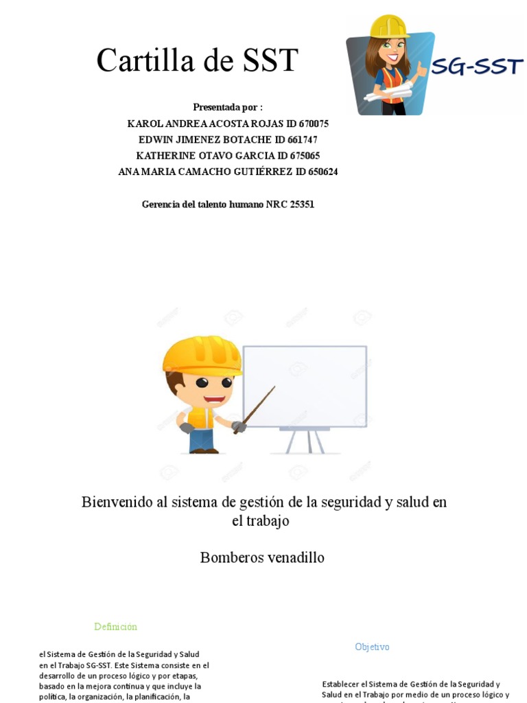 Cartilla de SST | PDF | Ciencias de la Salud