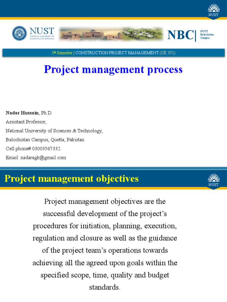 5-project Management Process | Pdf | Project Management | Goal