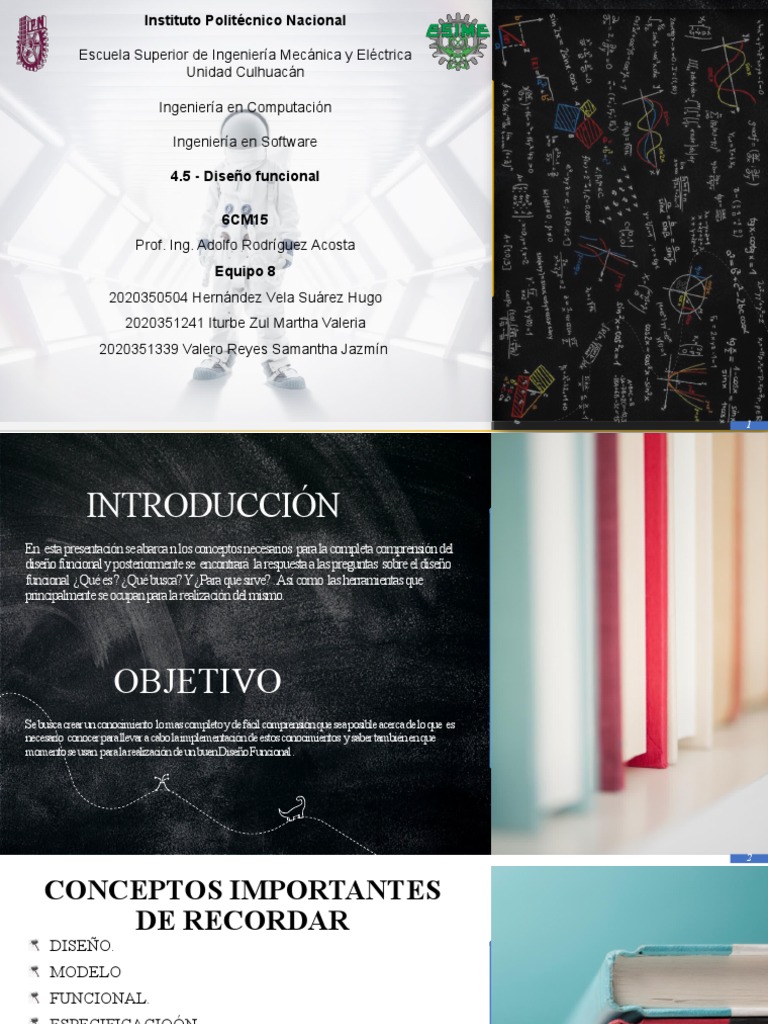 Diseño-Funcional Equipo8 | PDF | Bases de datos | Software