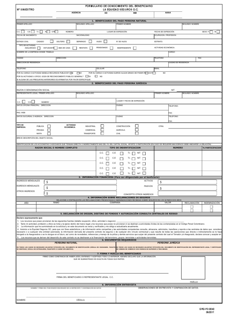 Sarlaf PDF | PDF | Seguro | Póliza de seguros