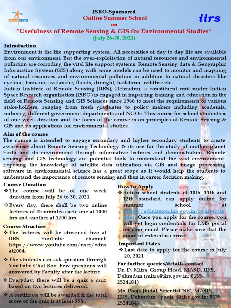 Httpseclass-Intl-Reg - Iirs.gov - indocumentsCourseBrochure SummerSchool 101 PDF | PDF ...