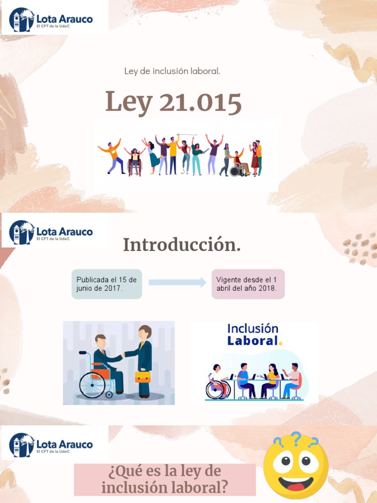 Ley 21.015 | PDF