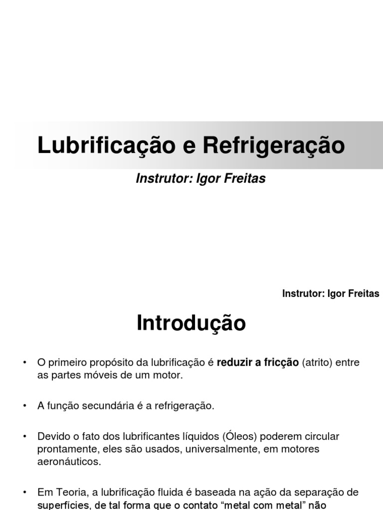 Cap. 06 - Sistema de Lubrificacao | PDF | Óleo de motor | Motor de Combustão interna