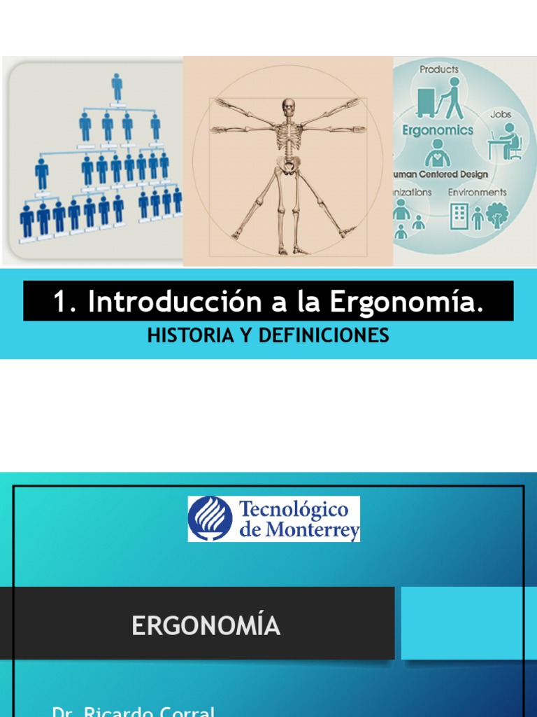 Introducción A La Ergonomía Pdf Factores Humanos Y Ergonomía