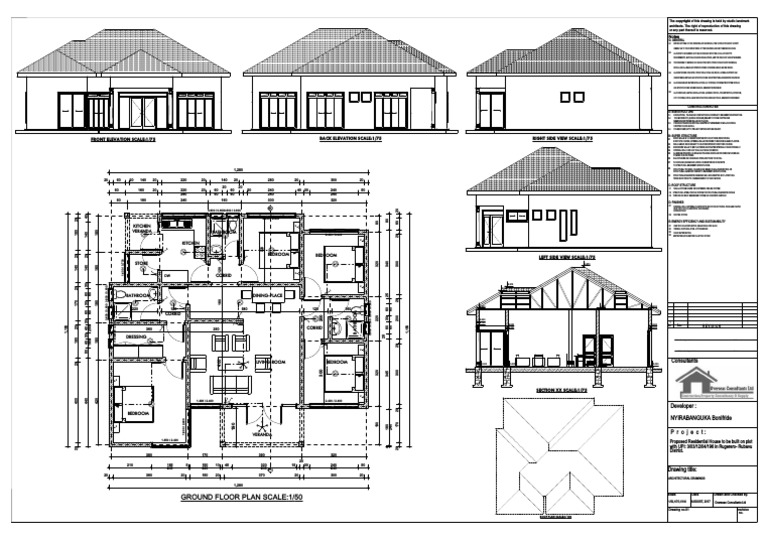 Drawing Details | PDF | Wall | Roof
