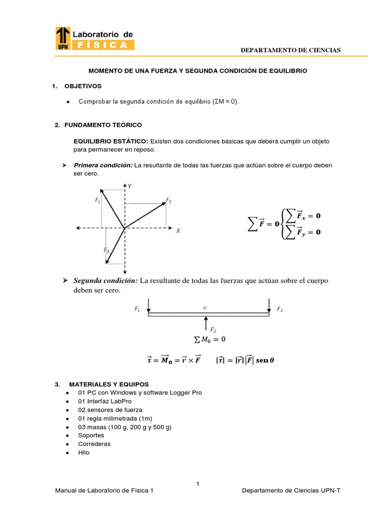 LAB - FISI1 - S11 - 2CE Actualizado | PDF | Fuerza