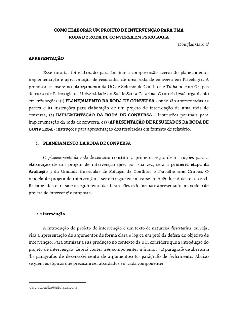 Tutorial A3 | PDF | Psicologia | Método científico