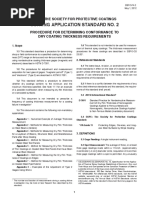 ASTM D7091-05 DFT of Non Magnetic Coatings To Ferrous Metals | PDF | Calibration | Accuracy And ...