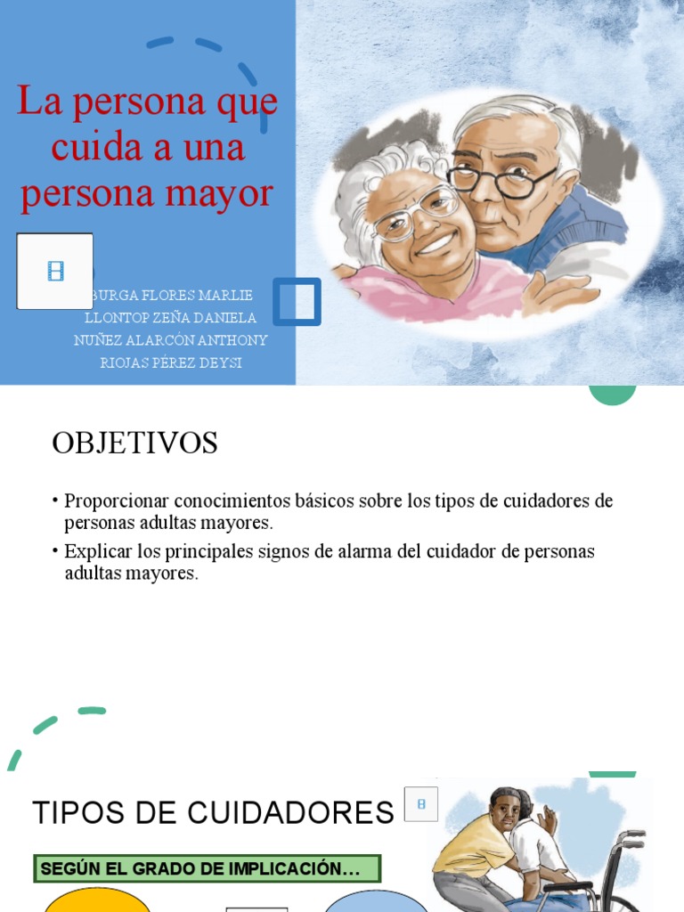 La Persona Que Cuida A Una Persona Mayor | PDF | Adultos | Ciencia ...