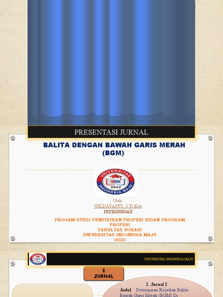 Presentasi Jurnal Balita Dengan BGM | PDF