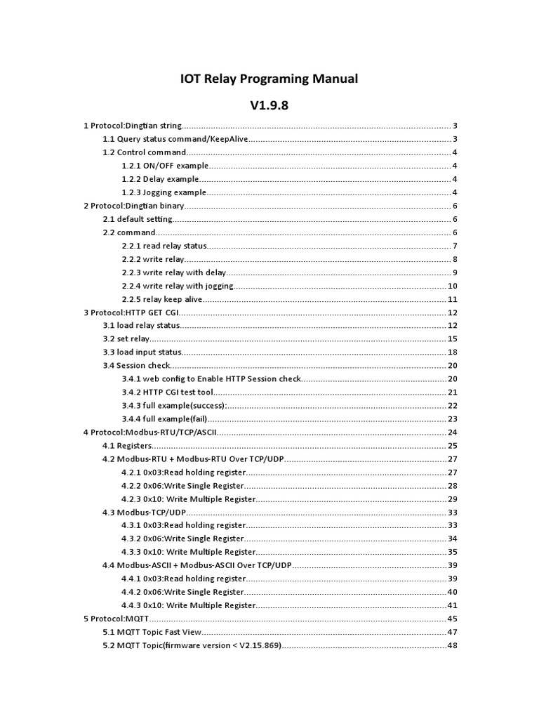 Programming Manual en | PDF | Hypertext Transfer Protocol | Multicast