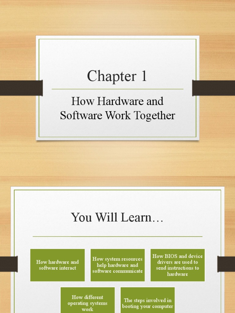Ch01 - How Hardware and Software Works Together | PDF | Bios | Booting