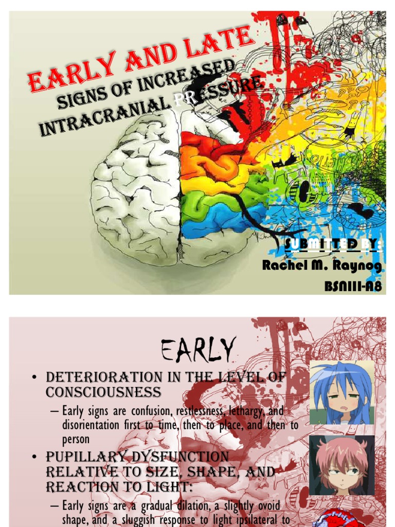 Early and Late Signs of Increased Intracranial Pressure | PDF