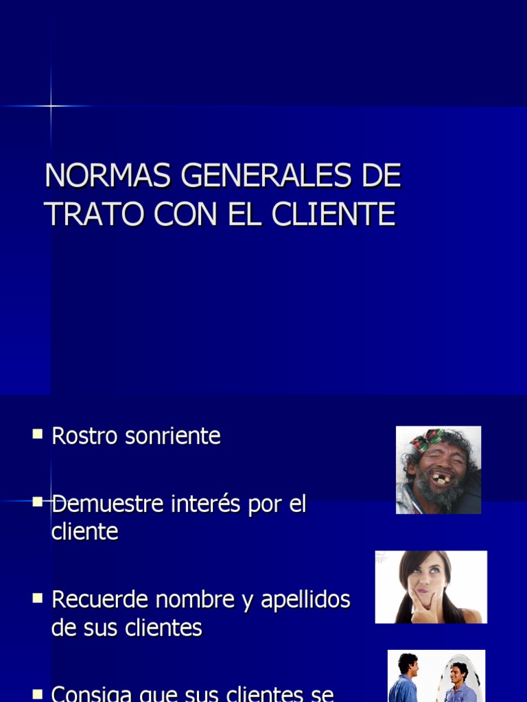 Trato Al Cliente (Normas) | PDF