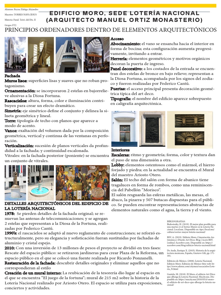 Detalles arquitectónicos del Edificio Moro | PDF | Diseño ...