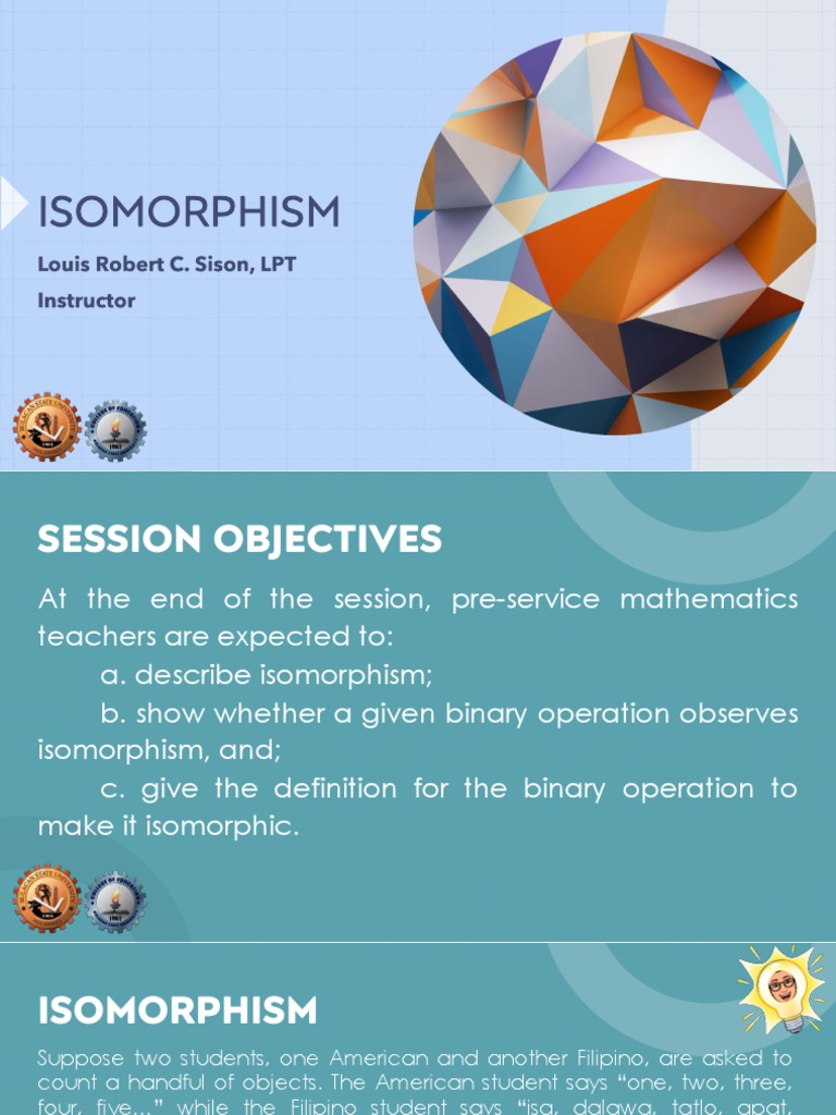 07 Isomorphism | PDF | Function (Mathematics) | Mathematical Structures