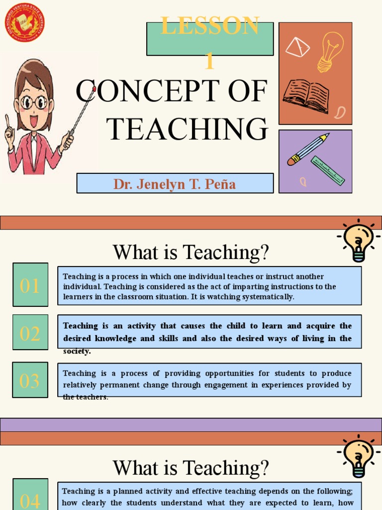 Understanding the Concept of Teaching | PDF | Teaching Method | Learning