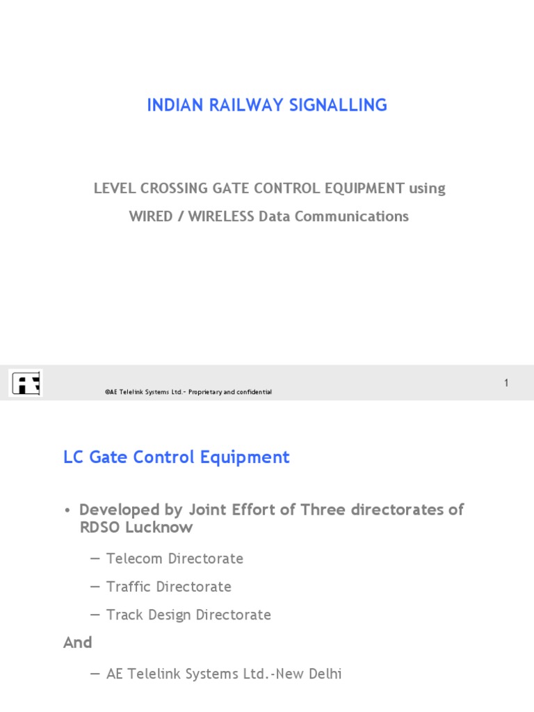 Railway LC Gate PN System | PDF | Radio | Transmission Control Protocol