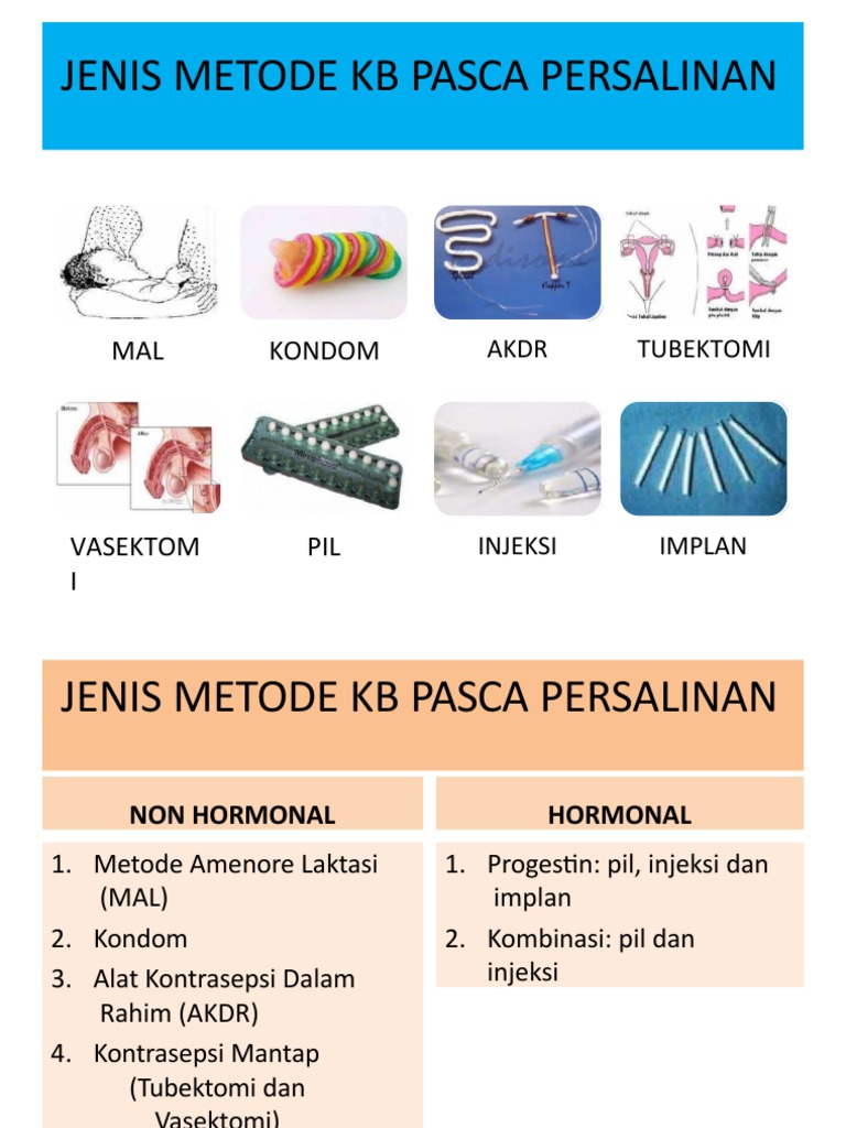 Jenis Metode KB Pasca Persalinan Akdr Tu | PDF
