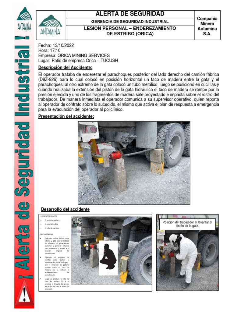 Alerta de Seguridad Industrial 009-2022 Impacto A - 221027 - 161910 | PDF