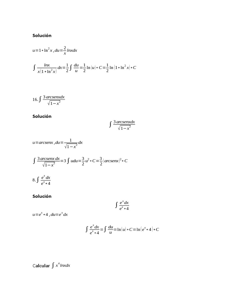 Integral Indefinida | PDF