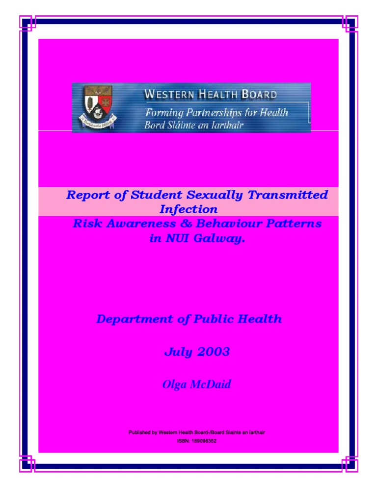 STI Report 2003 | PDF | Sexually Transmitted Infection | Reproductive ...