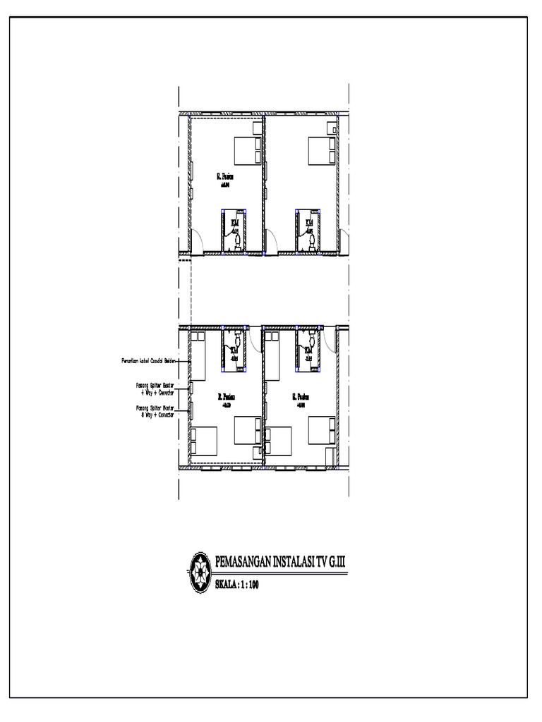 Gambar Instalasi TV G. III | PDF