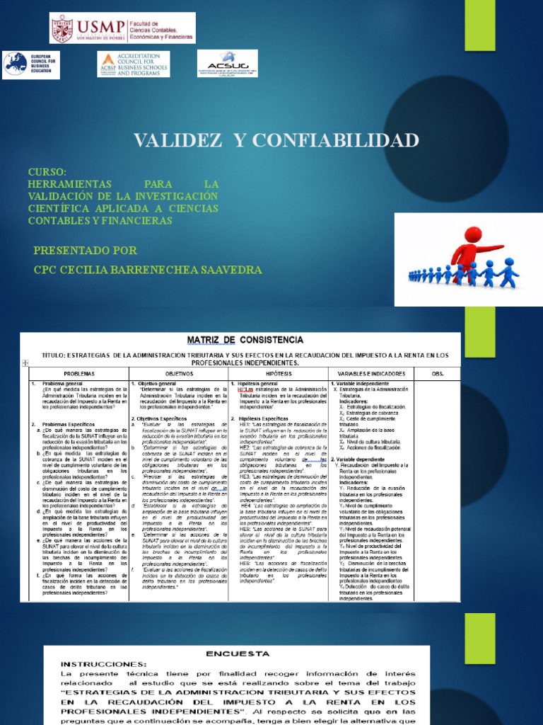 Validez y Confiabilidad | PDF | Negocios