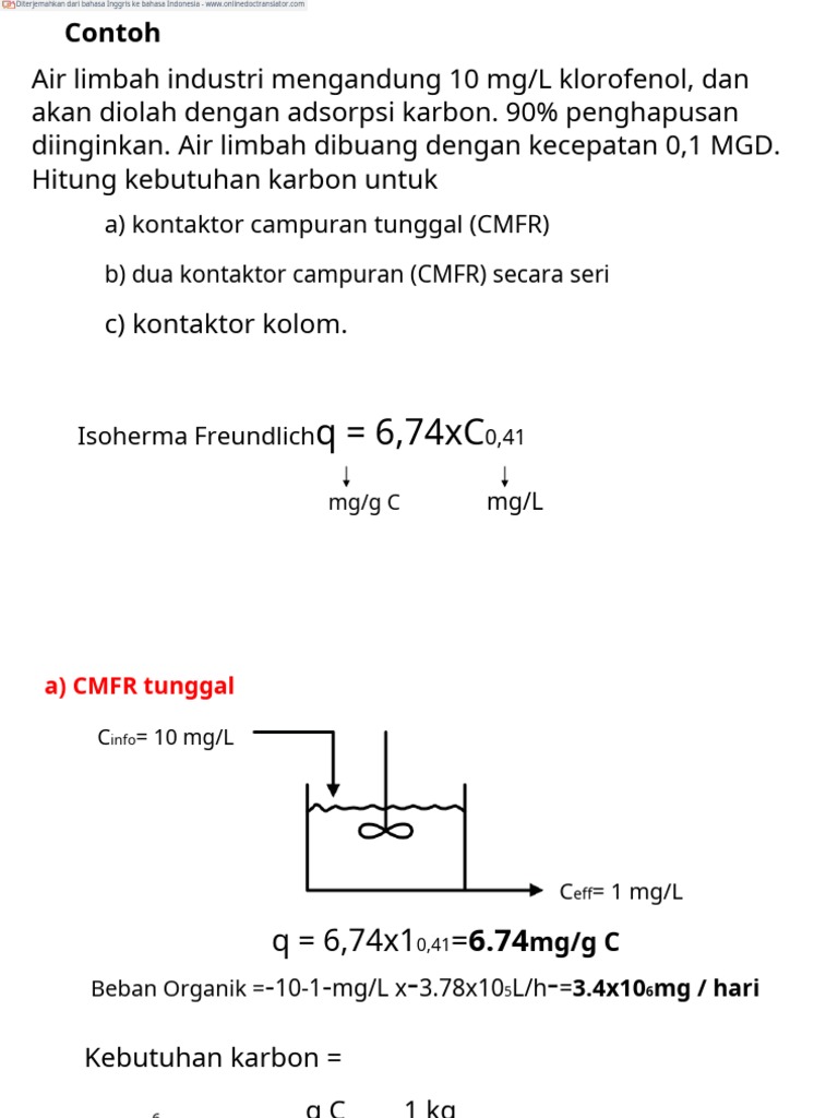 Adsorption Column Design | PDF | Sains & Matematika