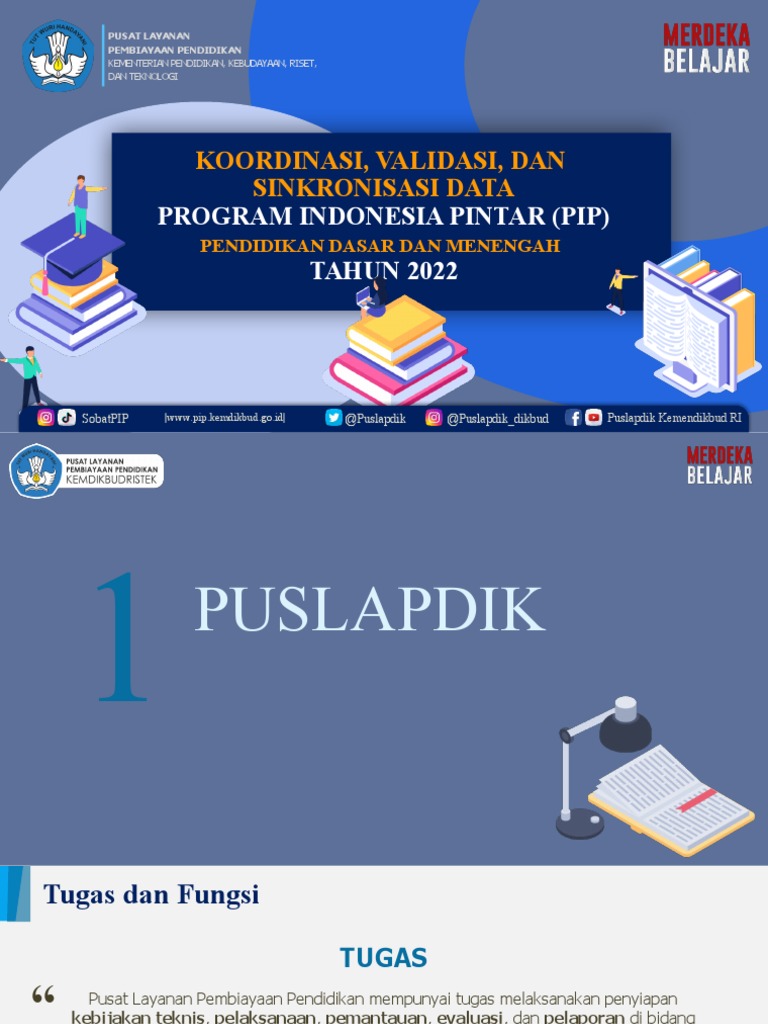 Kebijakan Program Indonesia Pintar Dikdasmen 2022 | PDF