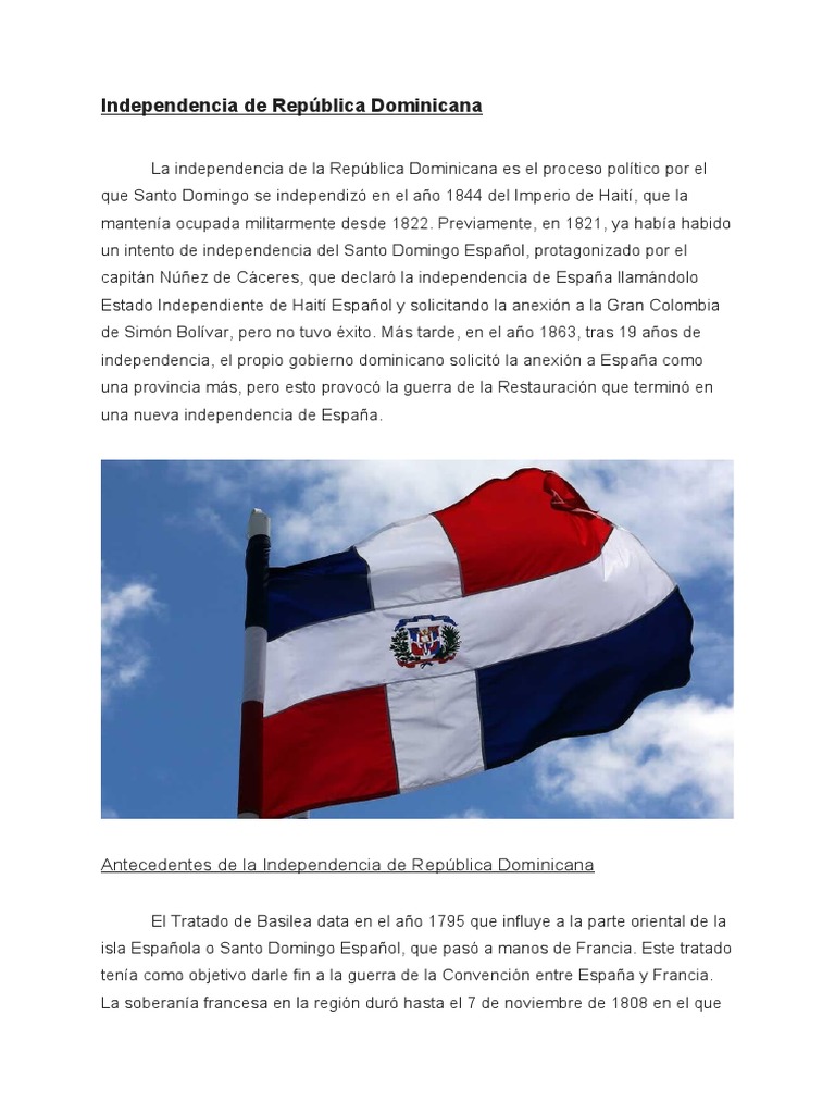135 Independencia de Rep. Dominicana | Descargar gratis PDF | República ...