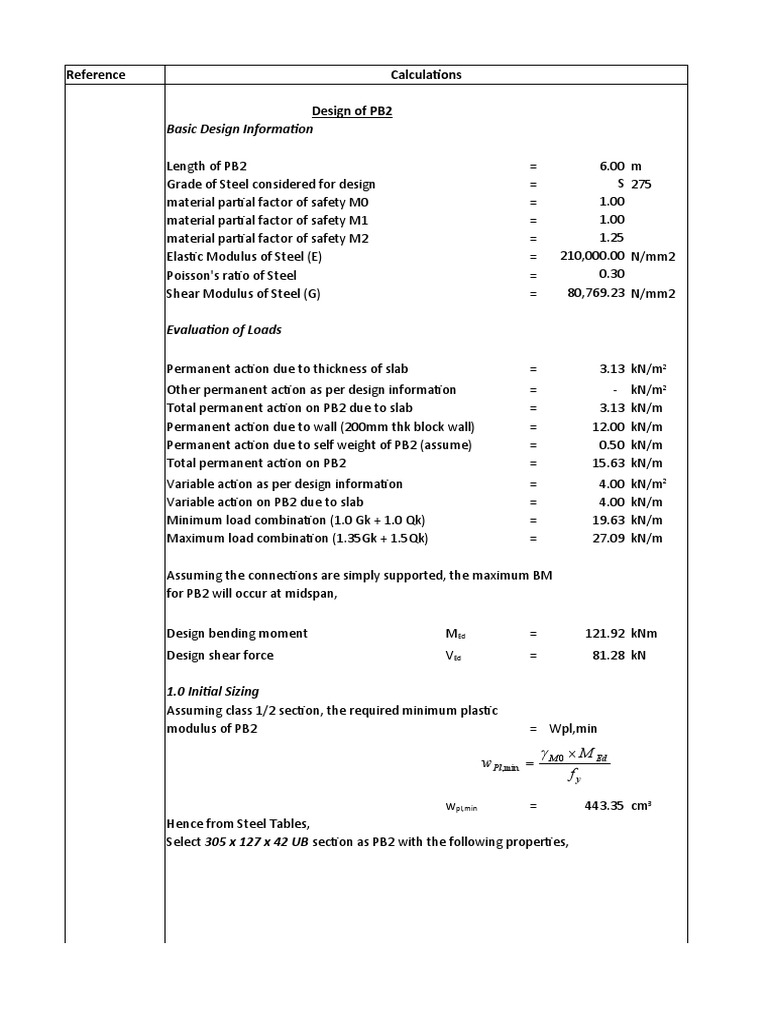 Steel Section Design Pdf Buckling Bending