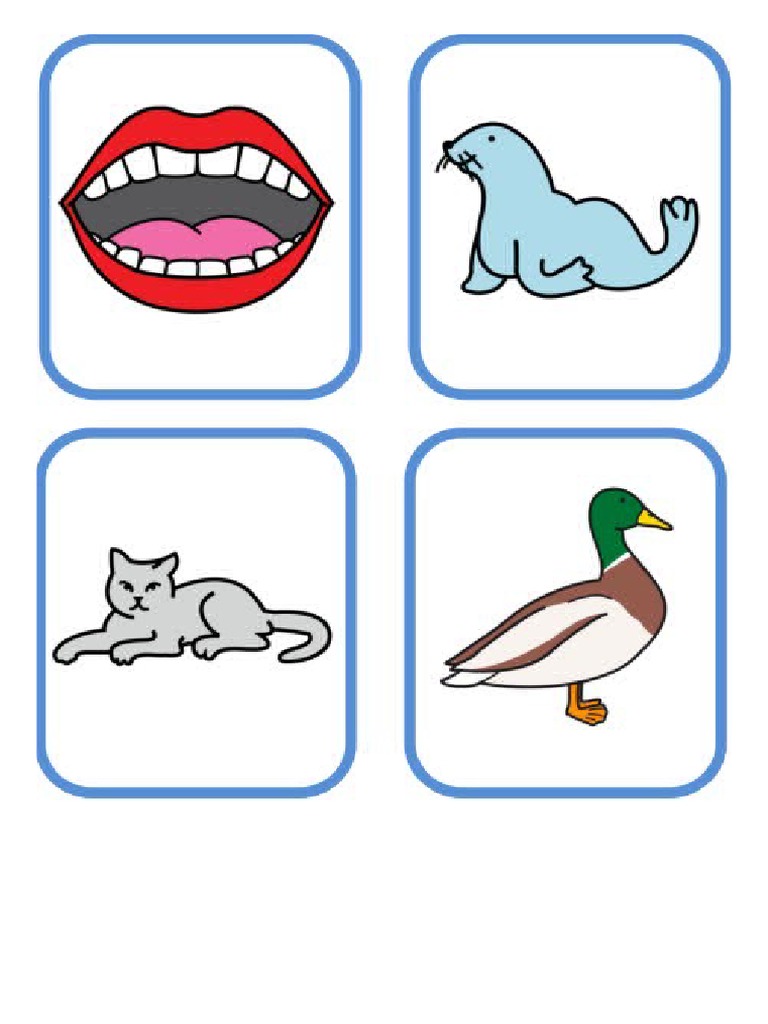 Tarjetas de Rimas 22 | PDF