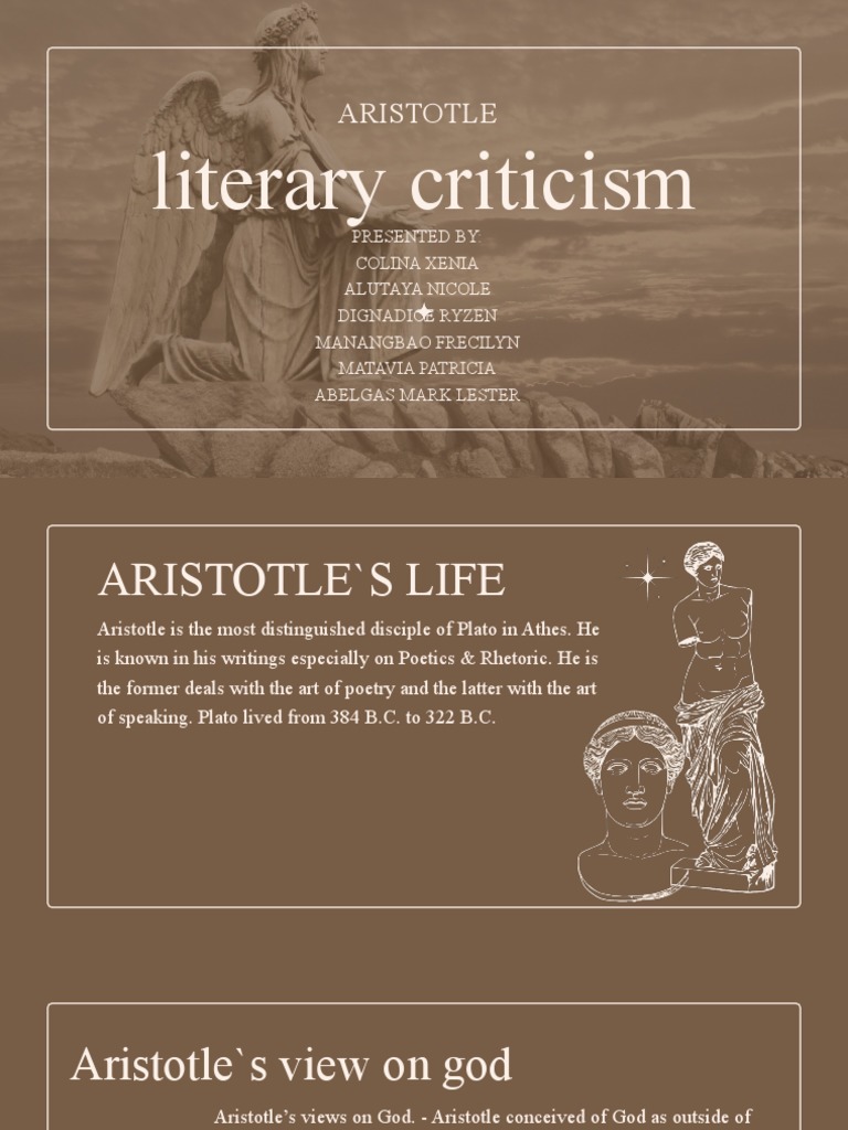 Aristotle's Poetics: Tragedy Explained | PDF | Tragedy | Poetics ...