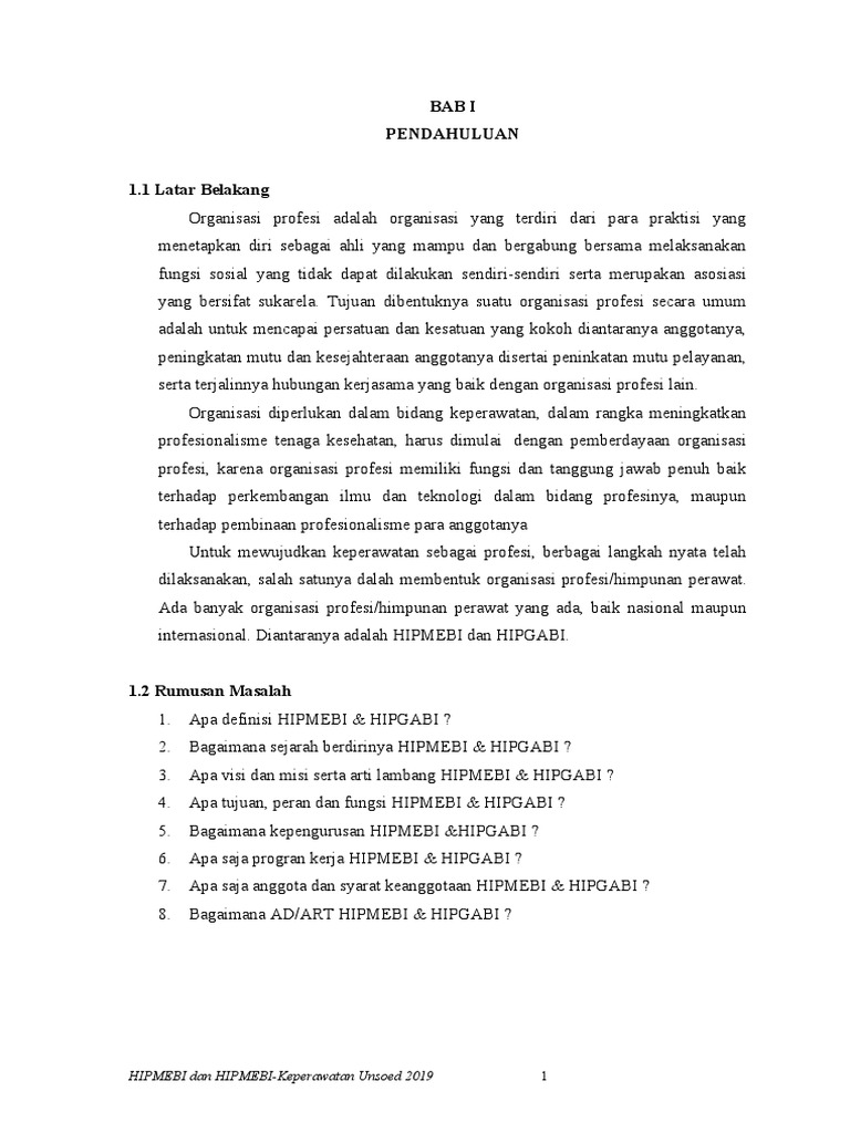 Hipmebi Dan Hipgabi Pembahasan | PDF | Kesehatan Holistik
