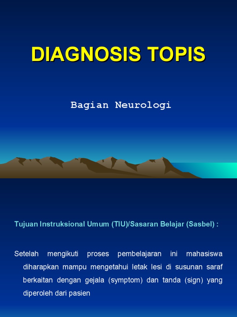 Diagnosis Topis | PDF