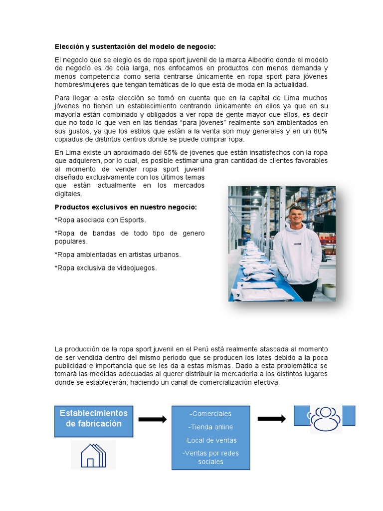 Elección y Sustentación Del Modelo de Negocio (Actualizado) - Jhared | PDF