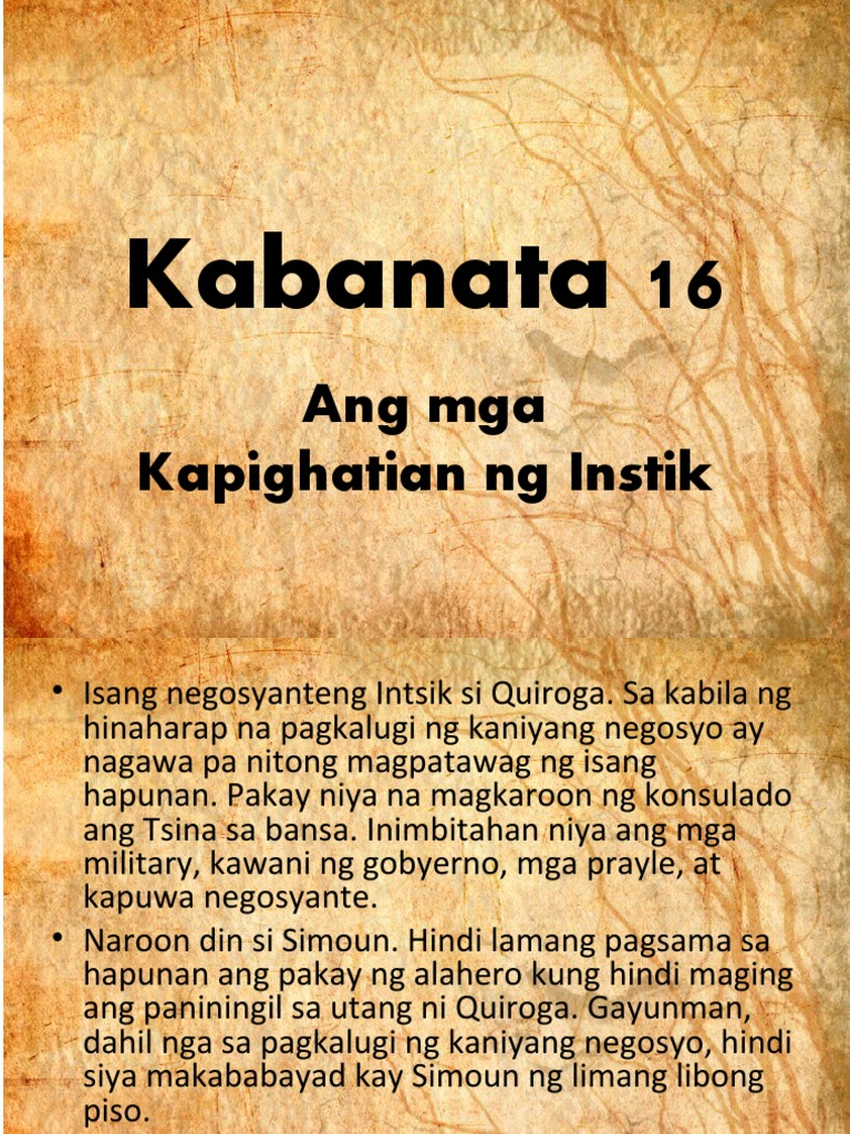 Kabanata 16-20 | PDF