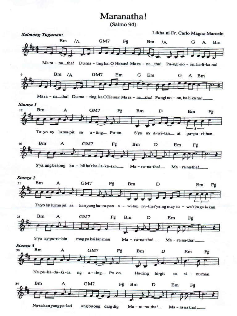 Psalm 94 Maranatha | PDF