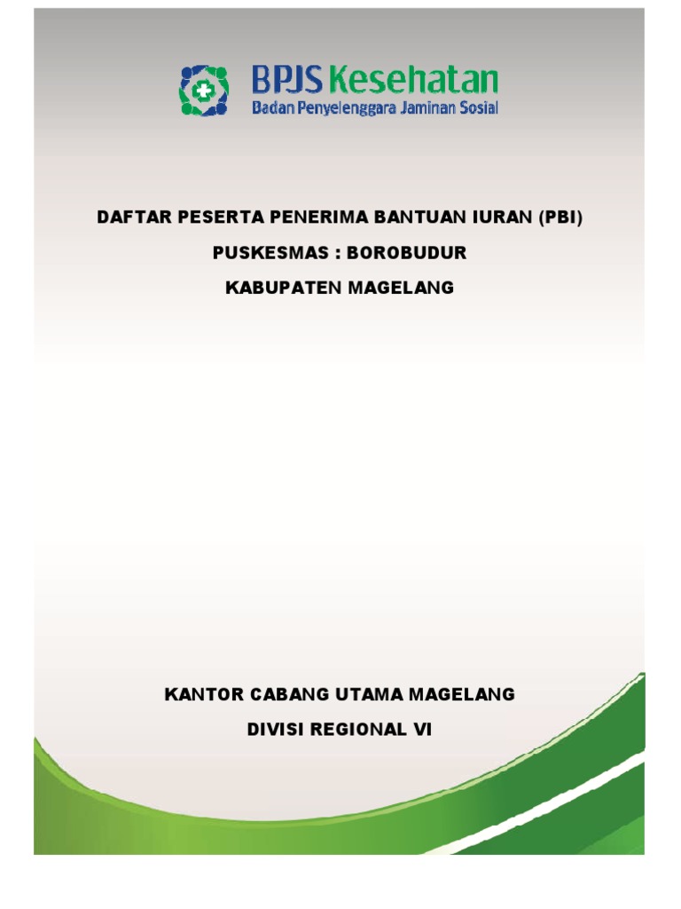 0148 - Kab Magelang Puskesmas Borobudur | PDF