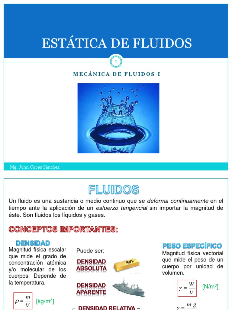 5 Estatica de Fluidos 33945 | PDF | Tensión superficial | Presión