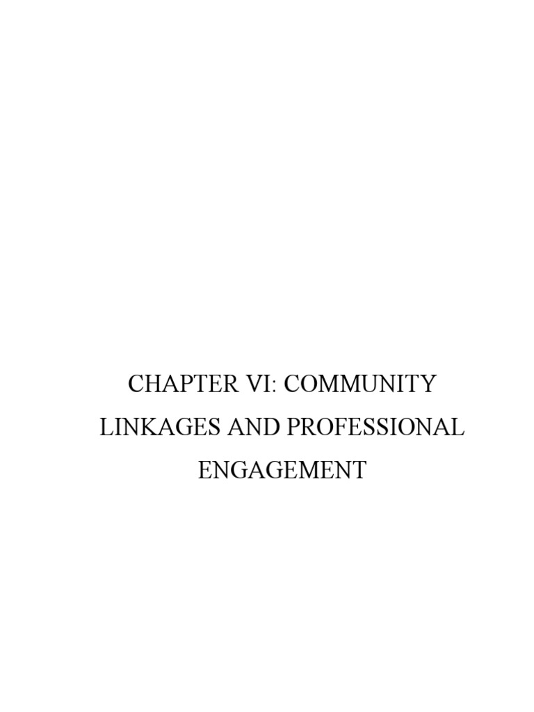 Chapter 6 FS 1 | PDF | Community | Policy