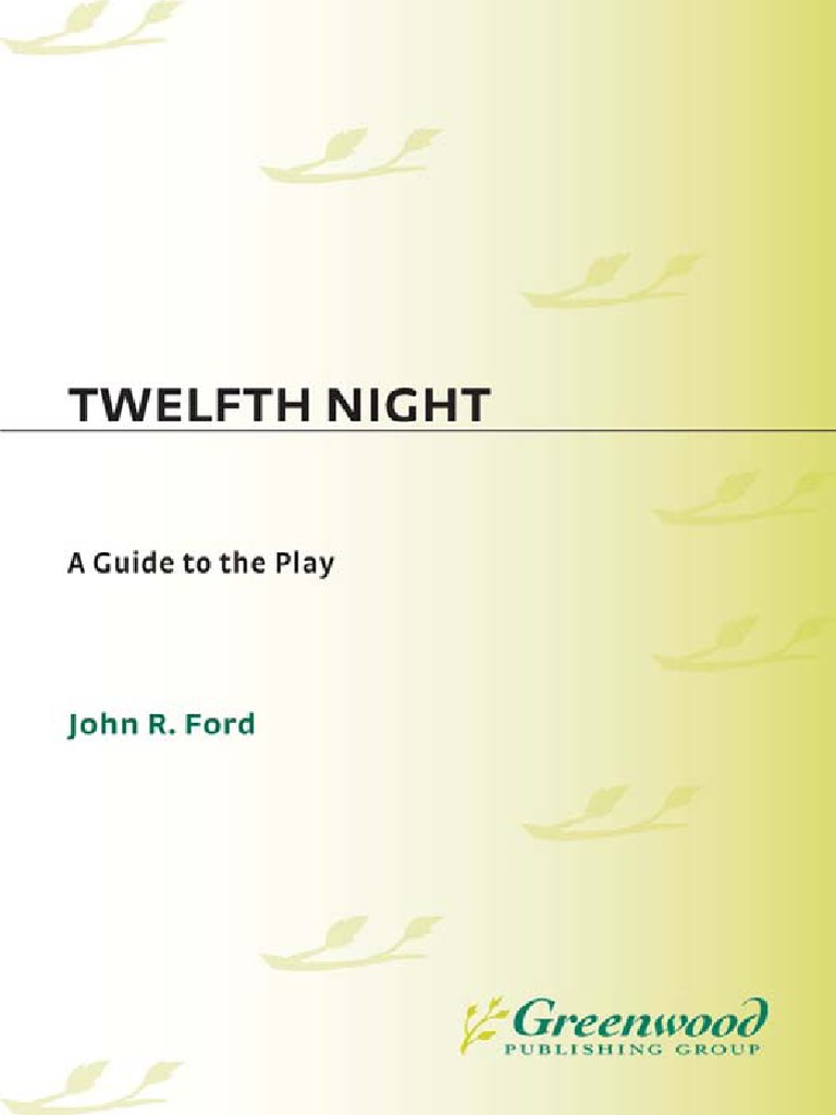Twelfth Night_ A Guide to the Play (Greenwood Guides to Shakespeare ...