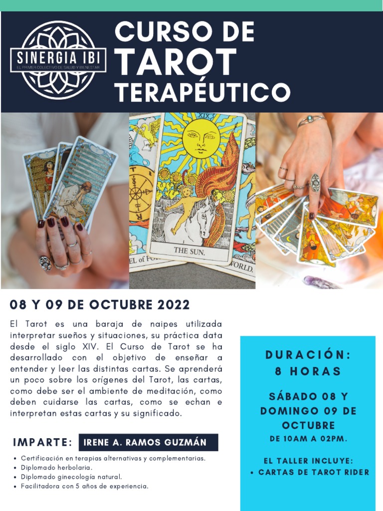 Curso de Tarot Terapéutico. Sinergia IBI. | PDF | Tarot